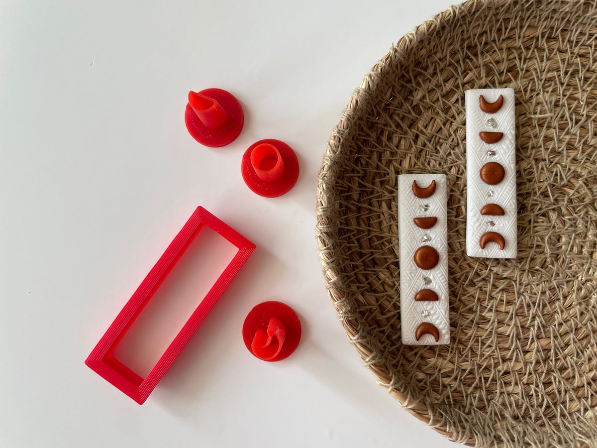 Moon phases mini-cutters with a rectangle – Just Any Dream